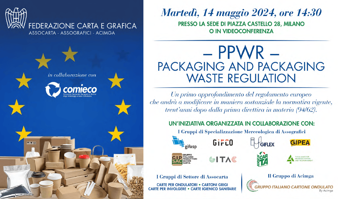 14 maggio 2024, Seminario sul PPWR – Packaging e Packaging Waste ...