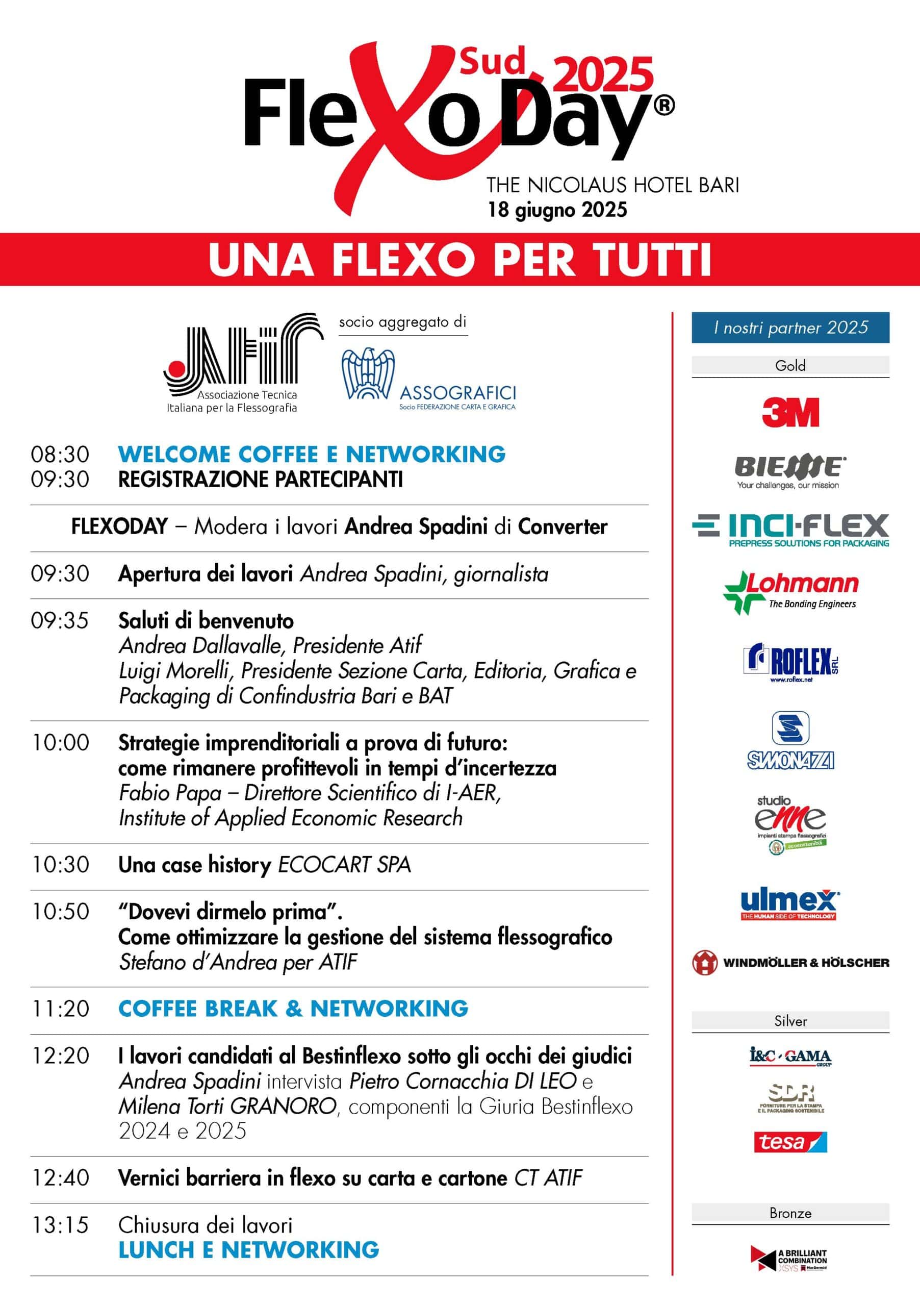 ATIF, Assemblea dei Soci e FlexoDay Sud 2025: la community flexo si incontra a Bari il 17 e 18 ...
